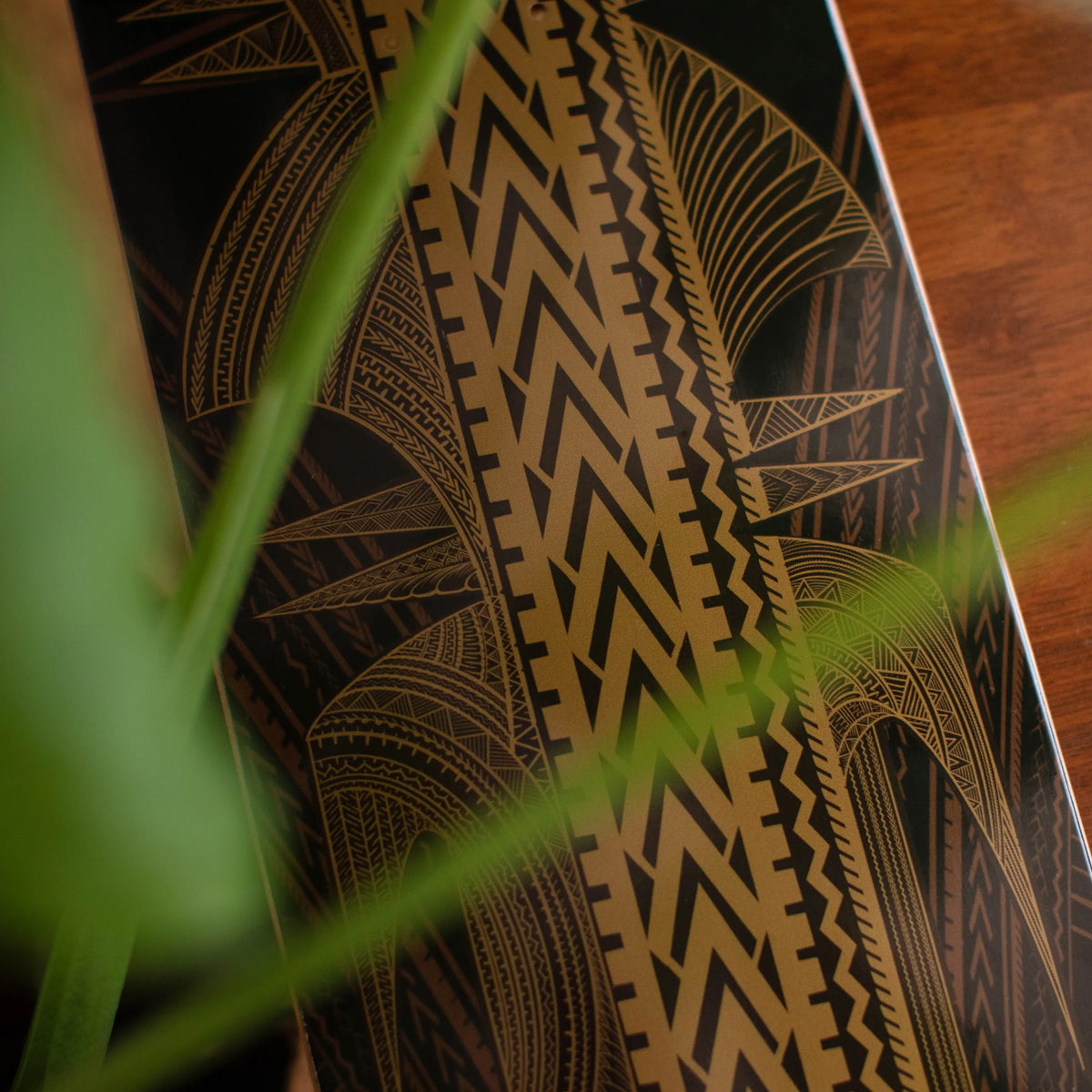 Samoan Mike Deck | Manutolu | Brown Gold – Postal Skateboards