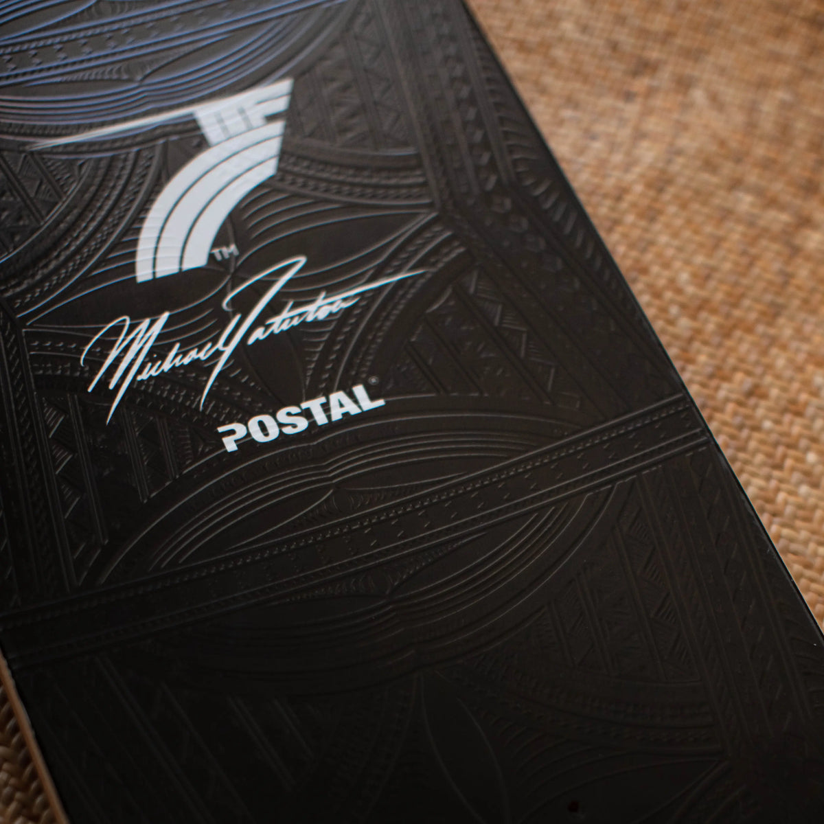 Samoan Mike Deck | Ala Matagi | Black Yellow – Postal Skateboards