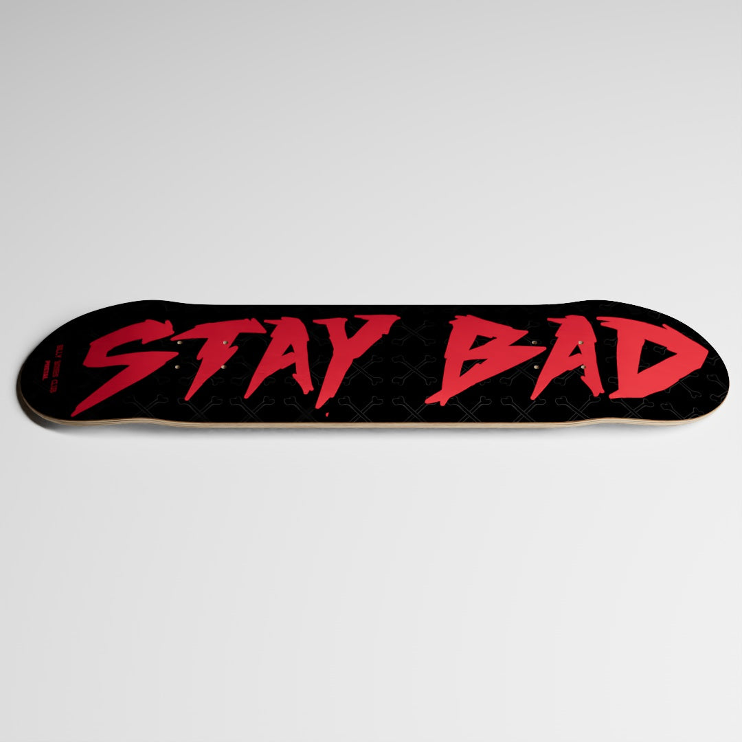 Billy Bones Club Deck | Stay Bad | Black Red – Postal Skateboards